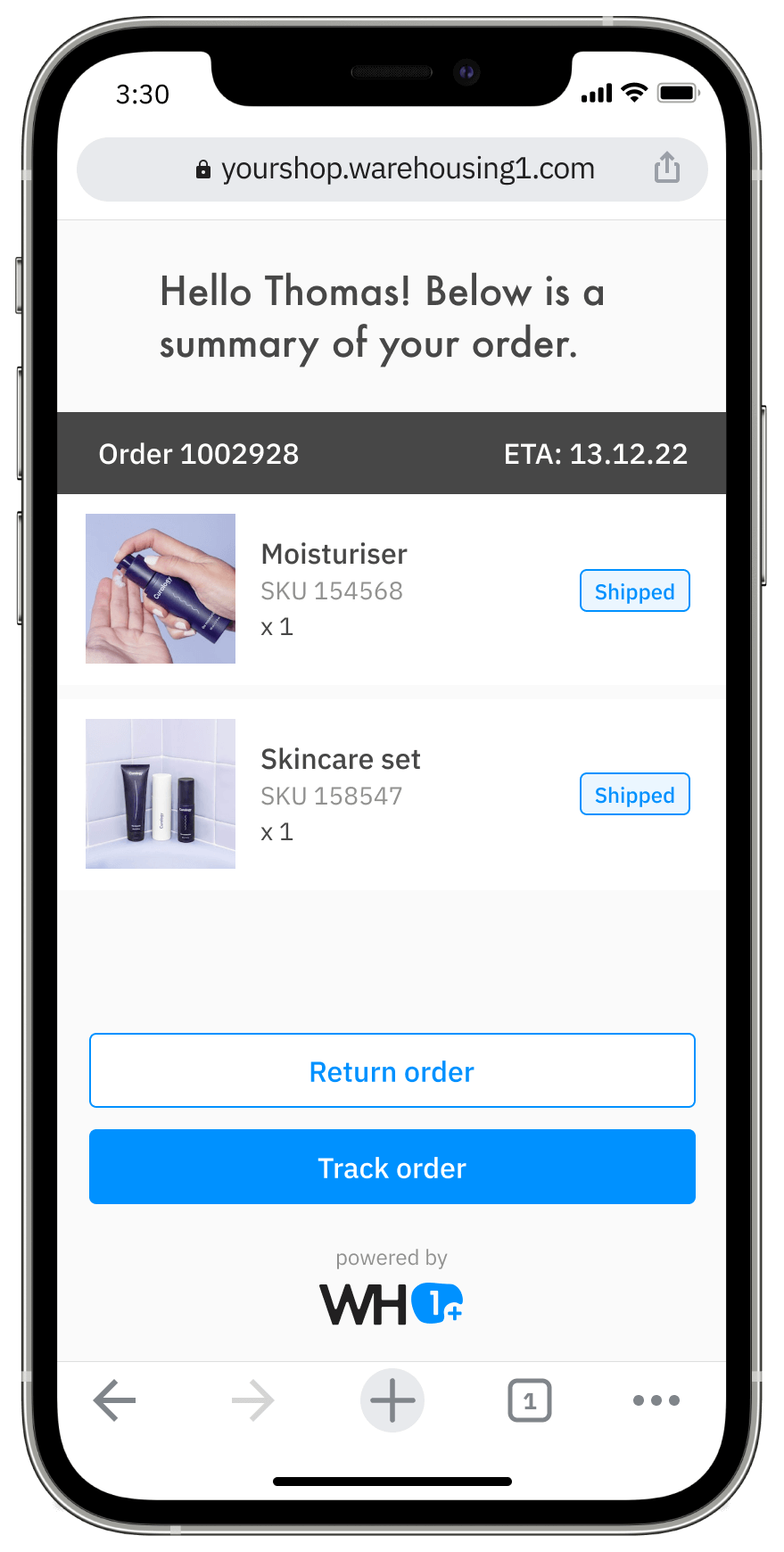 WH1 Customer Portal - Simplify Order and Returns Handling for Happy ...
